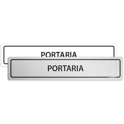 Placa Portaria - Placas de Identificação de Salas