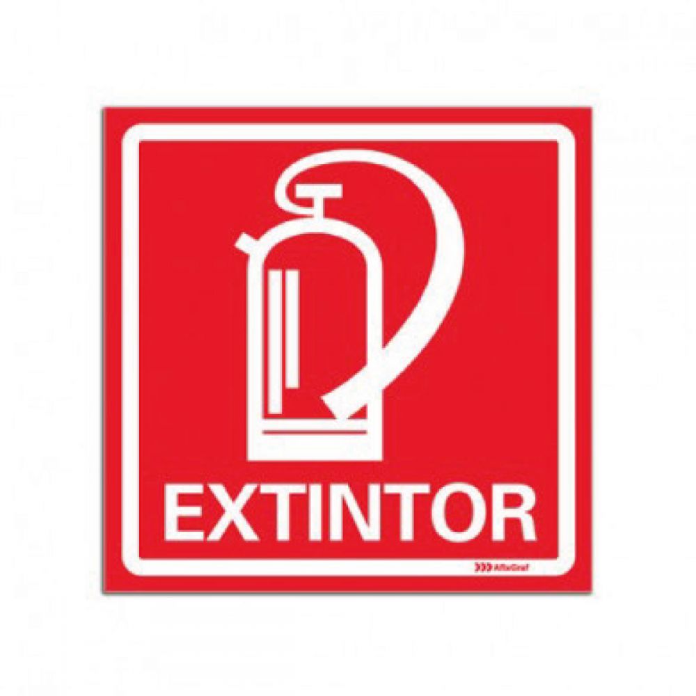 Placa de Extintor - Sinalização Fotoluminescente | Afixgraf