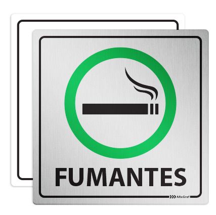 Placa Permitido Fumar | Afixgraf
