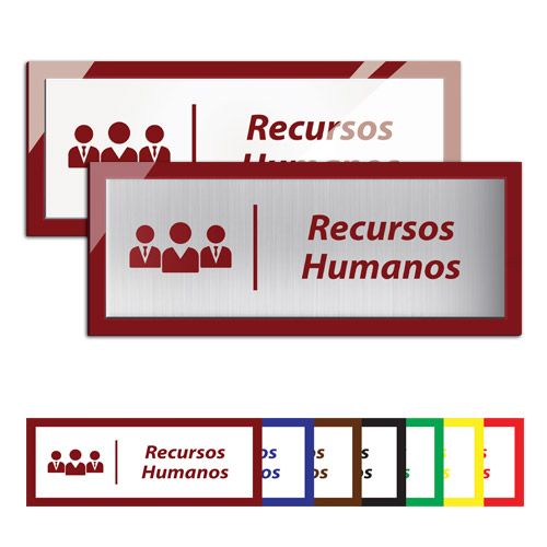 Placa Recursos Humanos - Placas de Identificação em Acrílico Premium ...