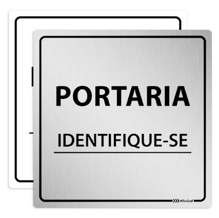 Placa Portaria - Placas de Aviso