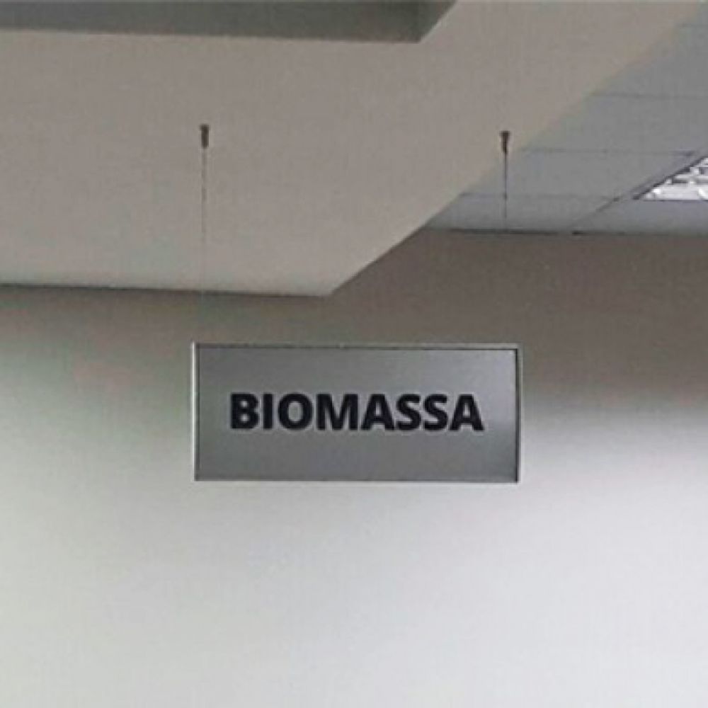 Placa de Sinalização Suspensa Personalizada