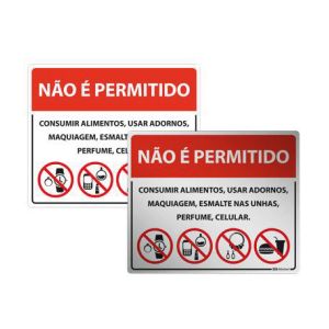 Placas de Proibição - Indústrias | Afixgraf