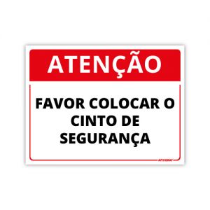 Placas Informativas - Para Sinalização | Afixgraf