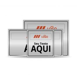 Placa Personalizada em Alumínio | Afixgraf