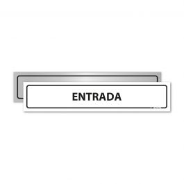 Placa Entrada - Placas de Identificação de Salas | Afixgraf