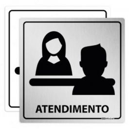 Placa de Atendimento - Placas Informativas | Afixgraf