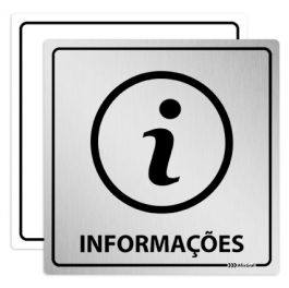 Placa Ponto de Informações - Placas Informativas | Afixgraf
